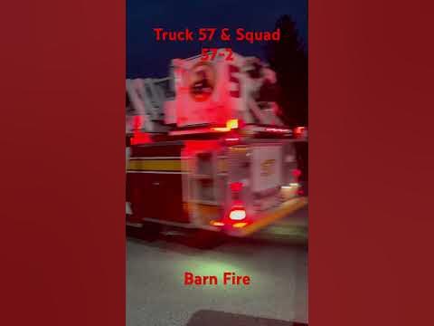 Truck 57 and Squad 57-1 Responding to a Barn Fire #goprohero8 #goprohero8 #truck57 #squad572 # ...