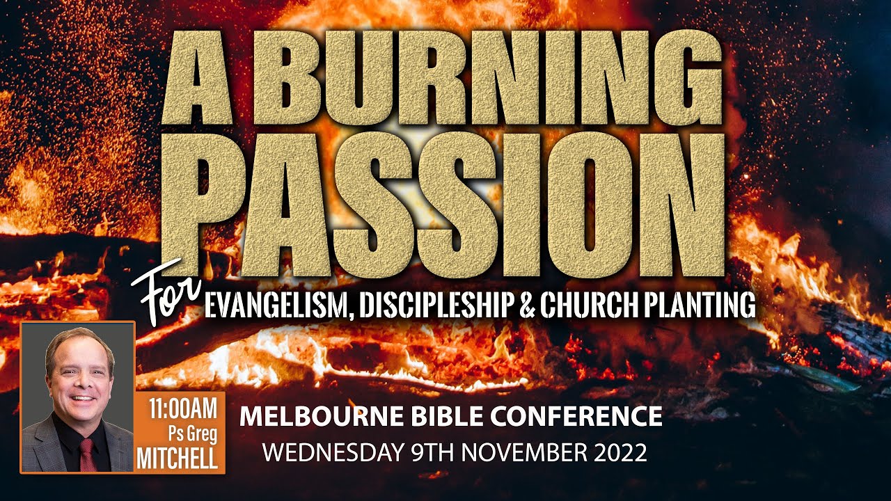 Wednesday 9th November 2022 | 11:00AM | Pastor Greg Mitchell ...