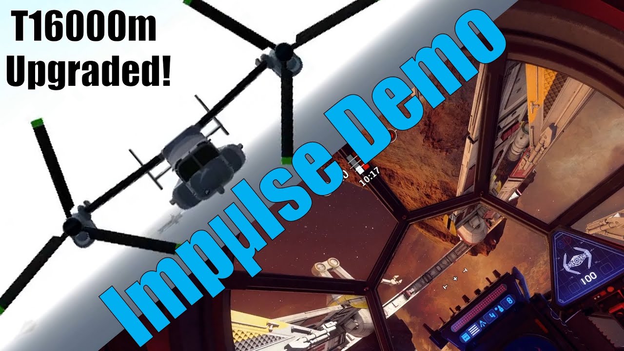 Impulse Demo - SimplePlanes Osprey and Star Wars Squadrons - YouTube