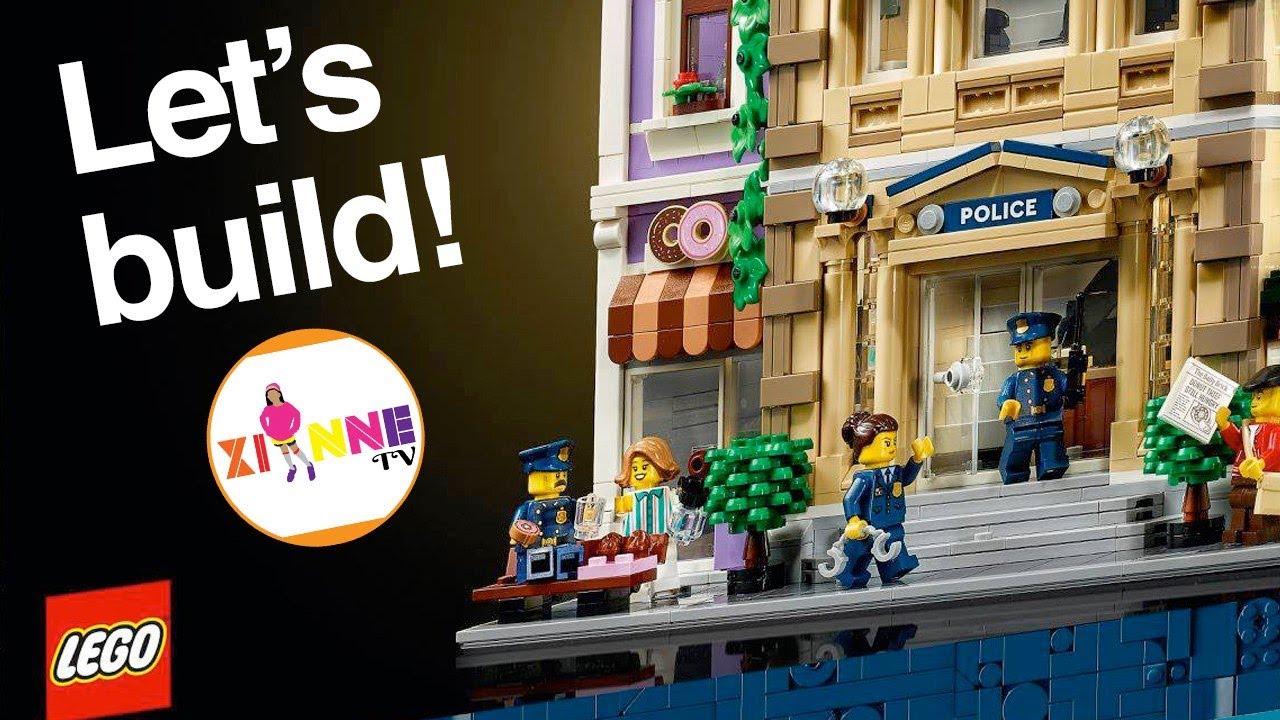 Lego Creator Police Station set 10278 Live build part 7 | Xianne TV ...