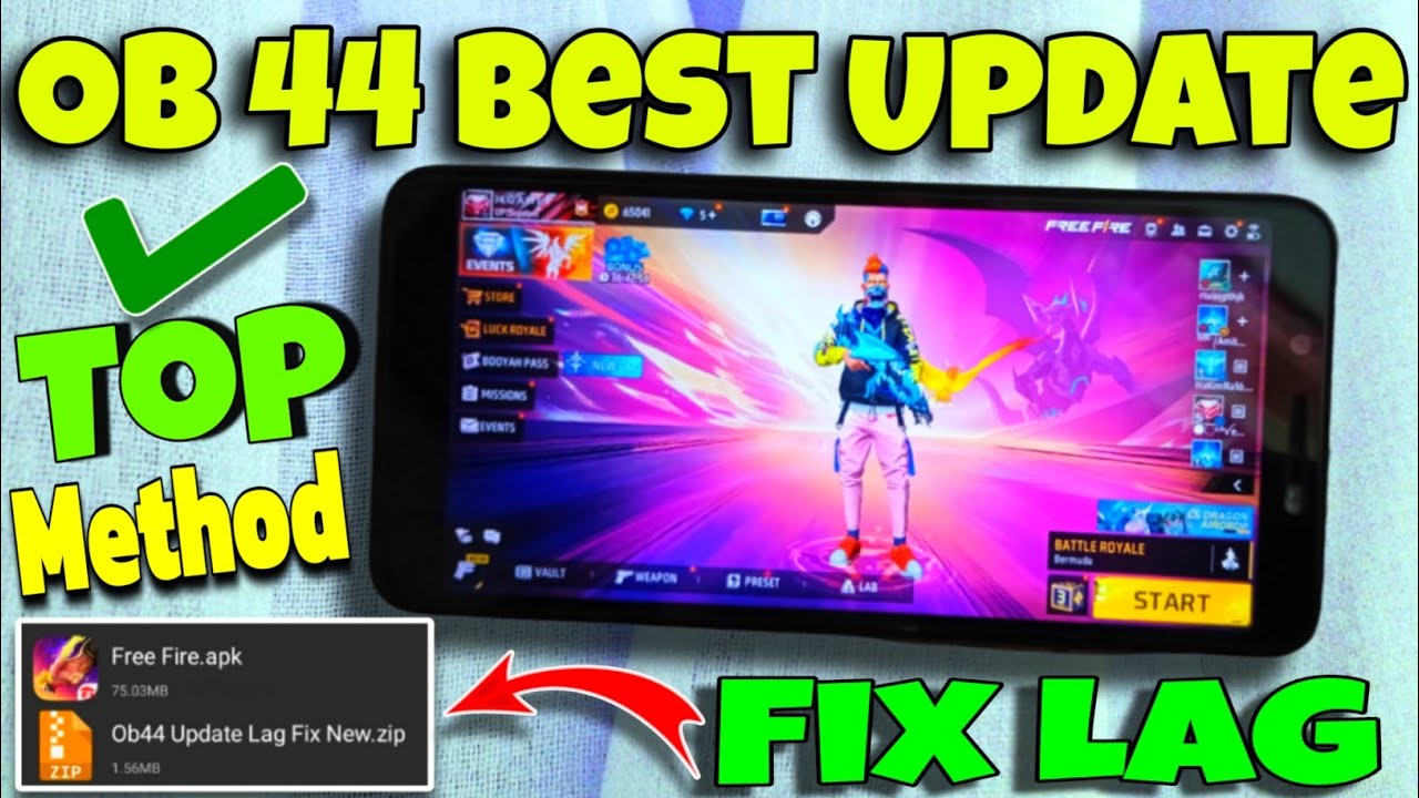 Free Fire Ob44 Update | Ob44 Update Changes | How to Fix Lag in Free ...