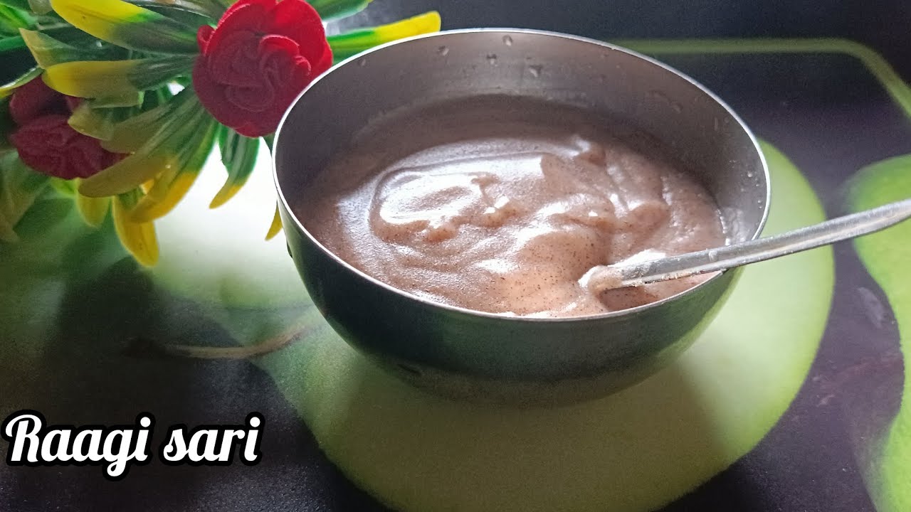 raagi sari for 6+ month baby ll part2 #babyfood #babydevelopment - YouTube