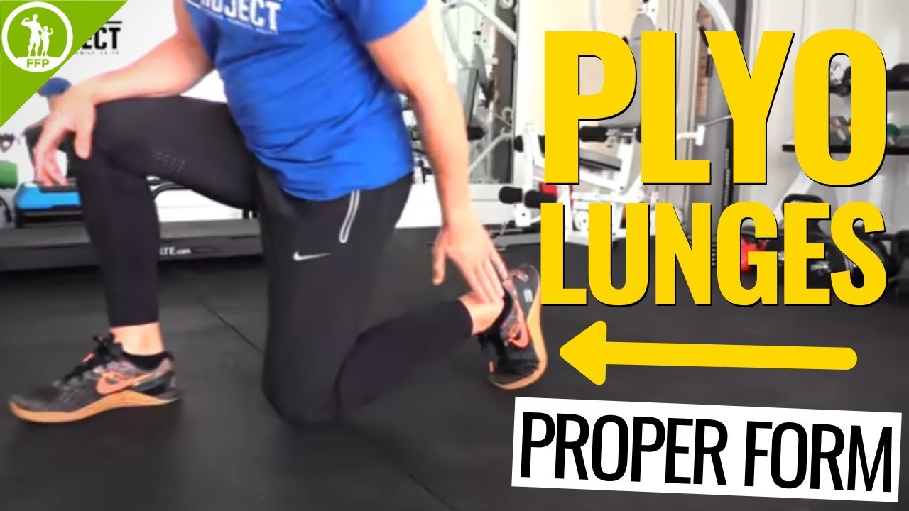 How To Do PLYO LUNGES Safely (Lose Weight and Gain Explosiveness ...