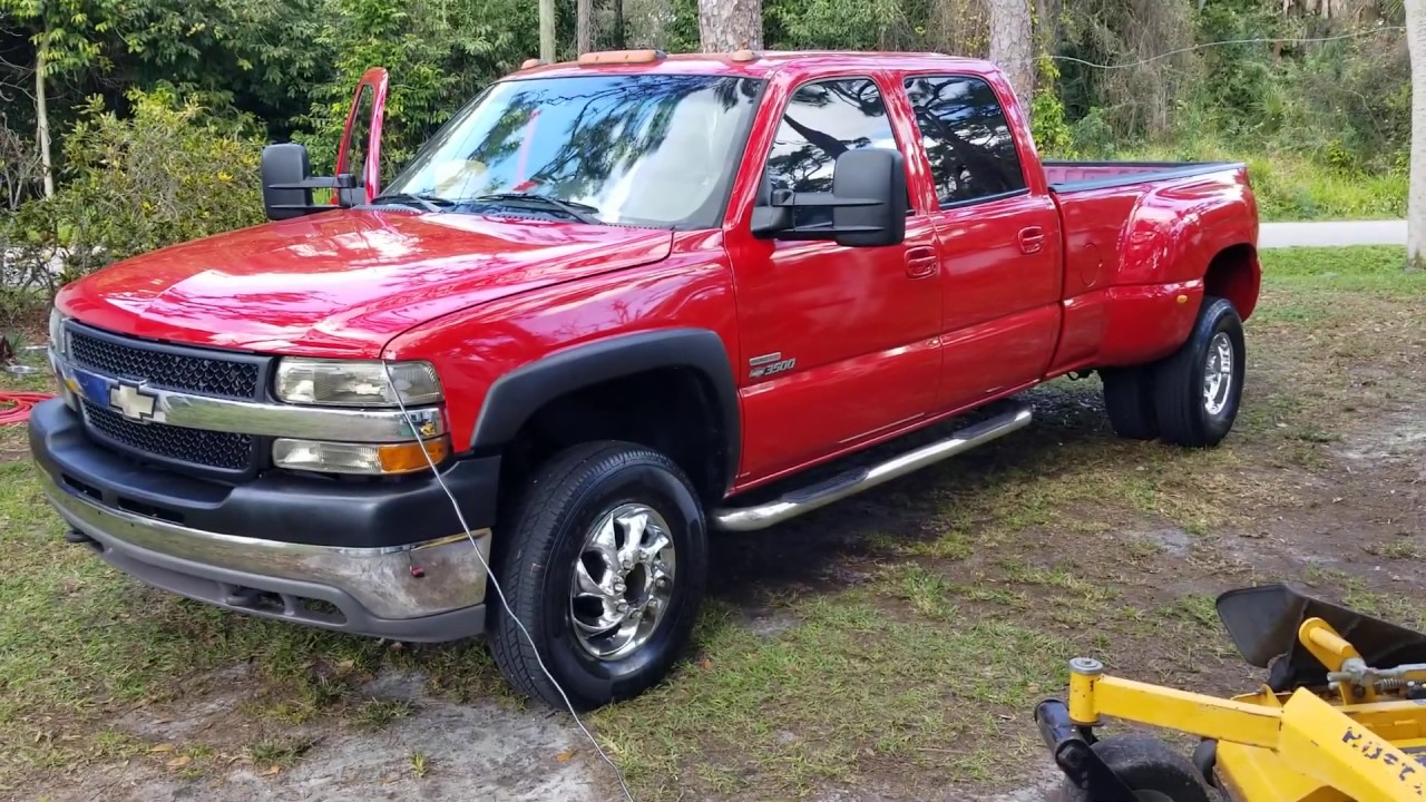 My 2002 Silverado 3500 dully walk around - YouTube