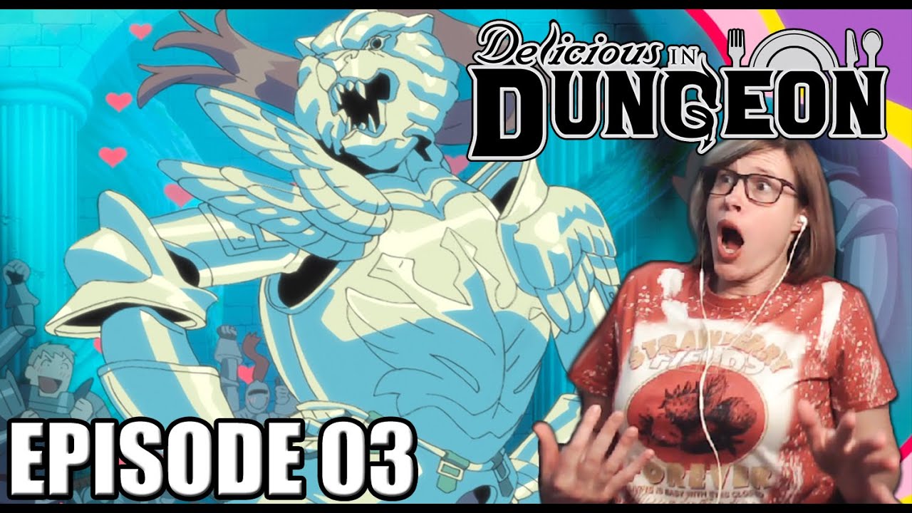 Delicious in Dungeon: Episode 3 Reaction! LIVING ARMOR?! - YouTube