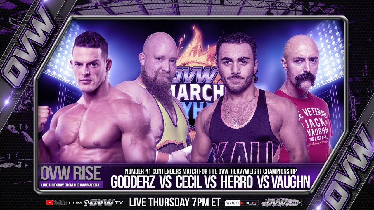 Jessie Godderz vs. Donovan Cecil vs. Jack Vaughn vs. Kal Herro OVW TV ...