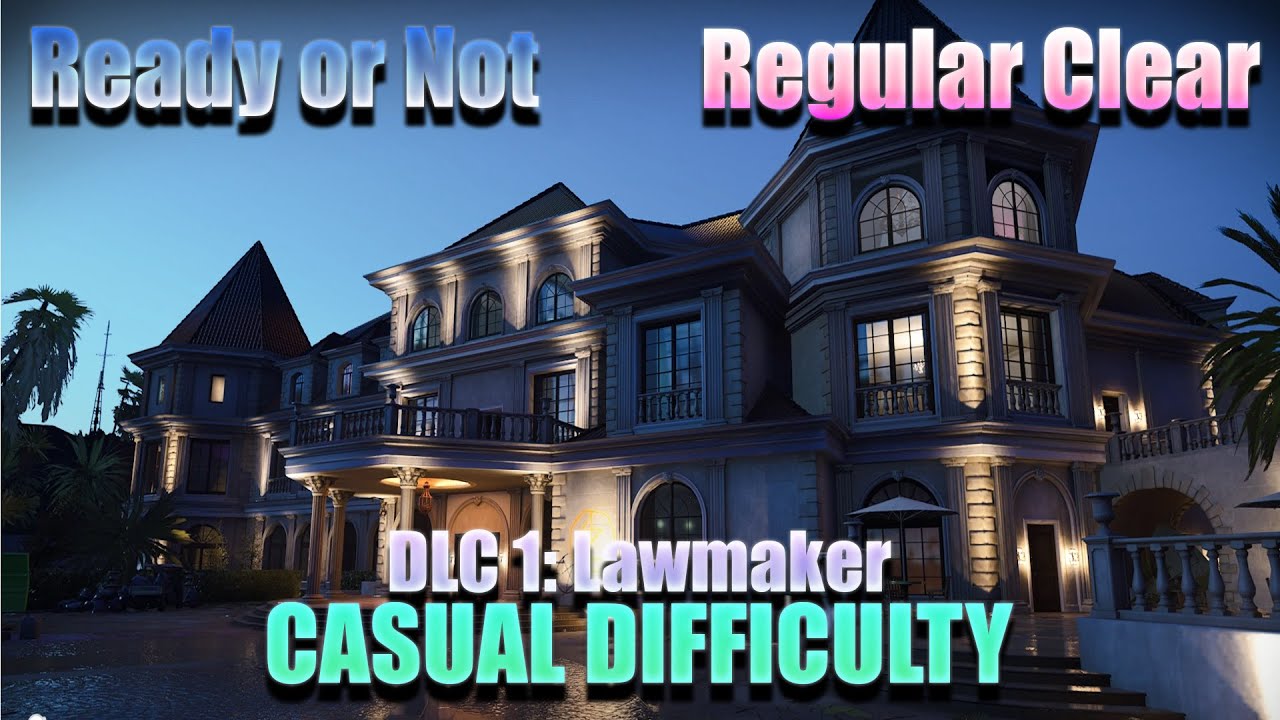 [Ready or Not] Lawmaker SOLO (CASUAL) Regular Clear - YouTube