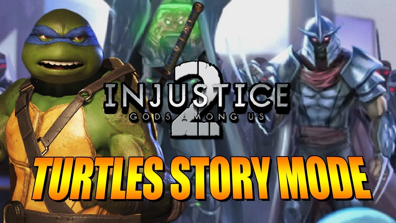 NINJA TURTLES - Story Mode Run: Injustice 2 - YouTube