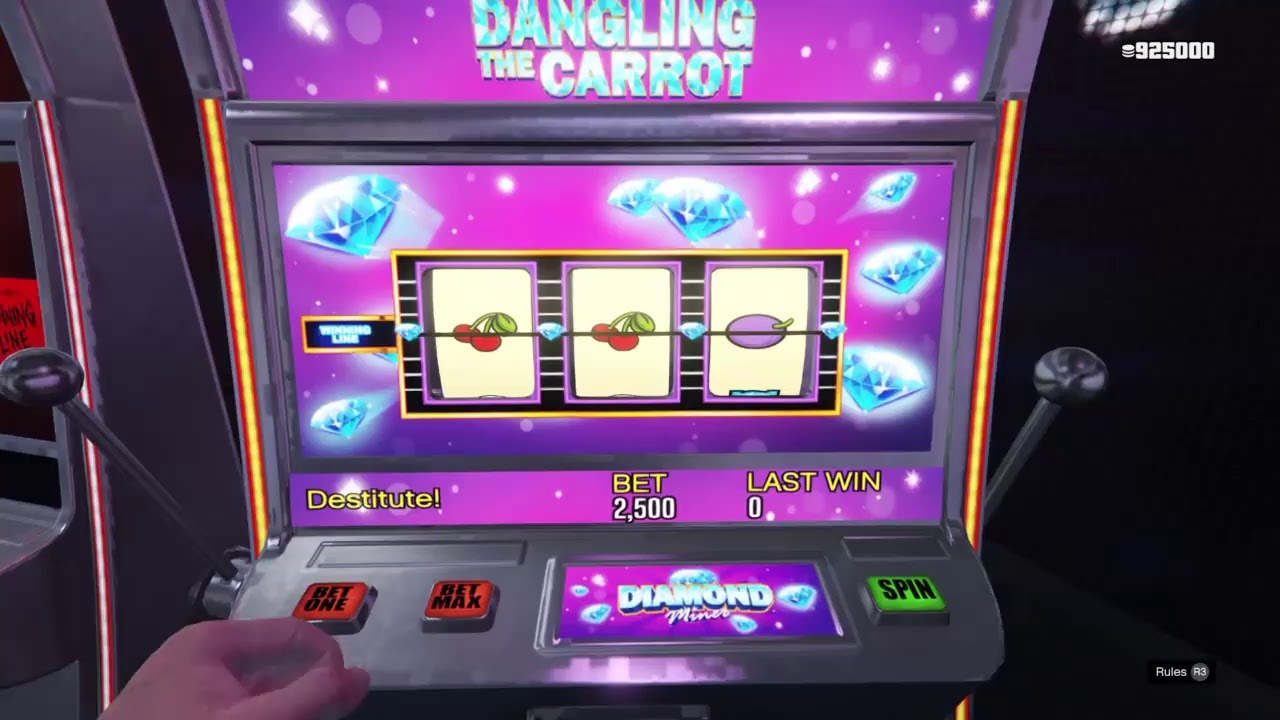 GTA ONLINE spend 1 million chips on a slot machine - YouTube
