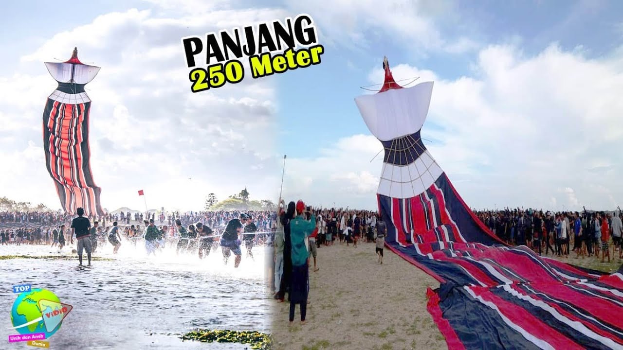 Begini Susahnya Menerbangkan Layang-Layang Terbesar di Dunia!! No. 1 ...