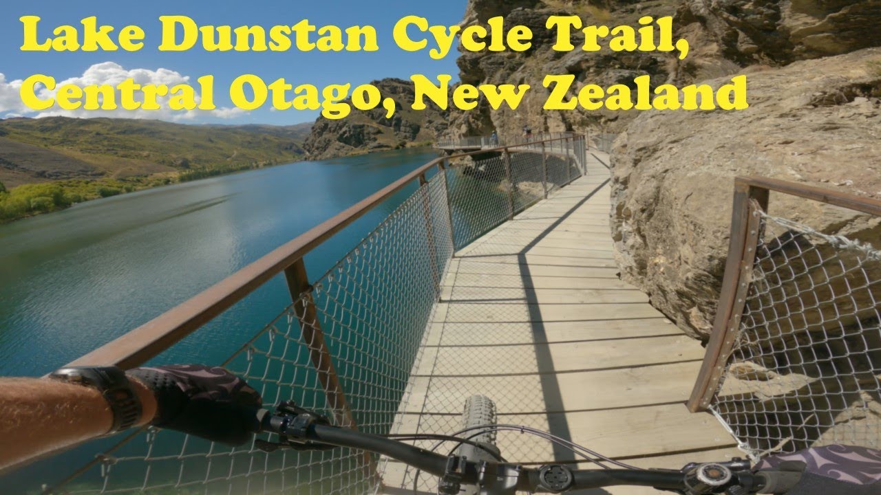 What to expect if you ride the Lake Dunstan Cycle Trail - YouTube