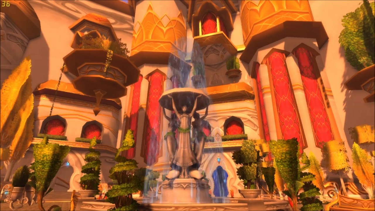 WARCRAFT SCENERY | Eversong Woods! - YouTube