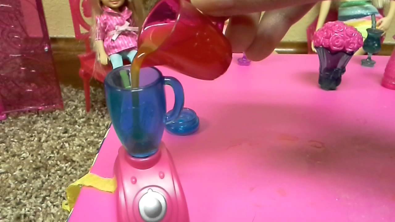 The barbie cooking show! How to make jello! - YouTube
