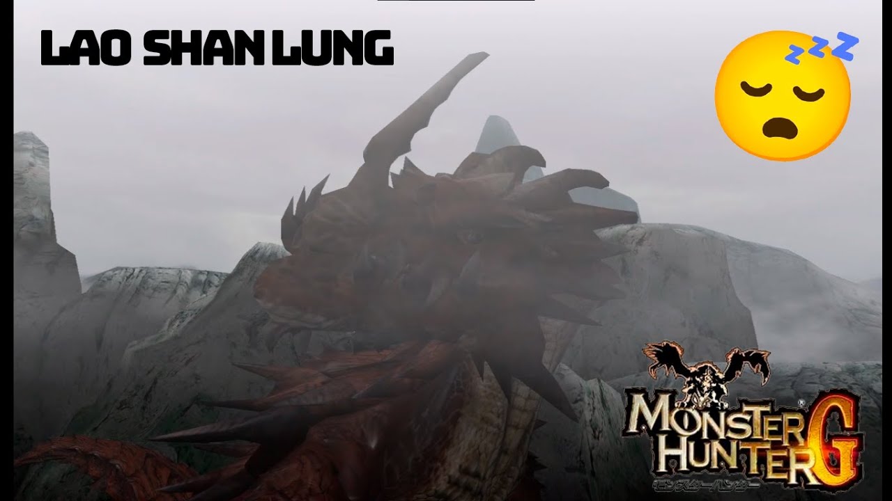 Monster Hunter G (PS2) Event Quest: a Giant Dragon invades! lao shan ...
