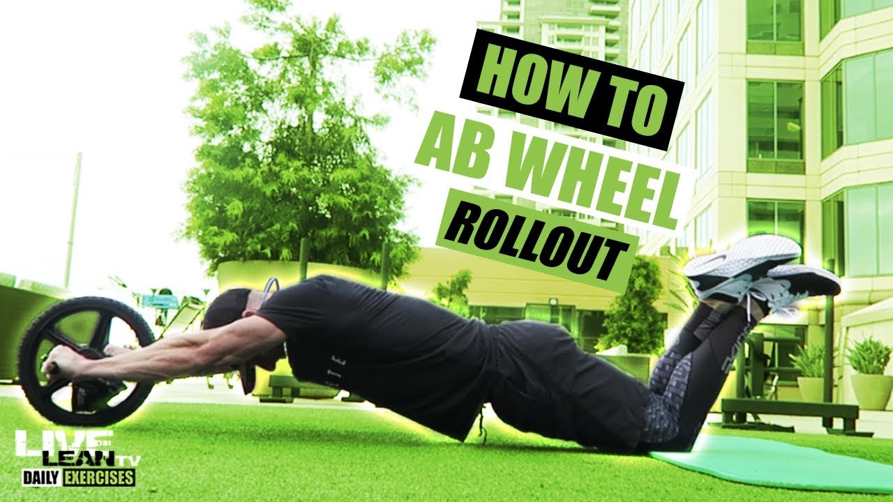 How To Do An AB WHEEL ROLLOUT | Exercise Demonstration Video and Guide ...