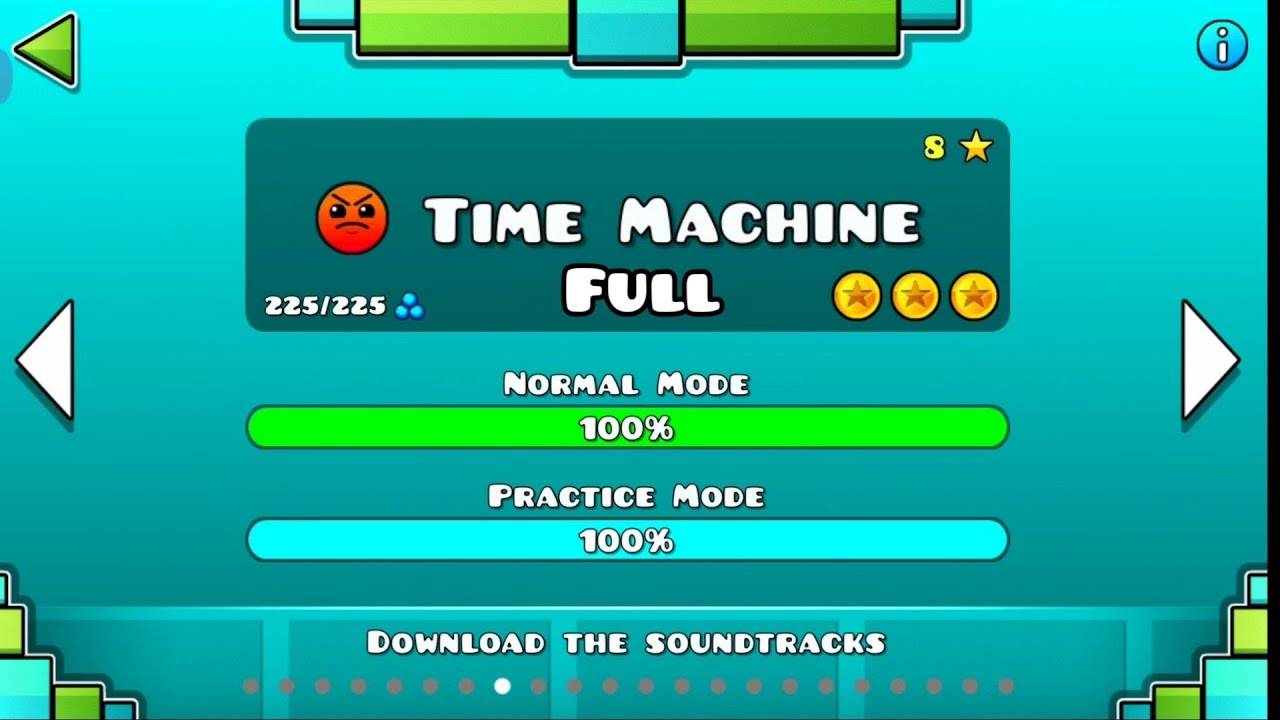 Geometry Dash - Time Machine Full - All Coins Complete - YouTube