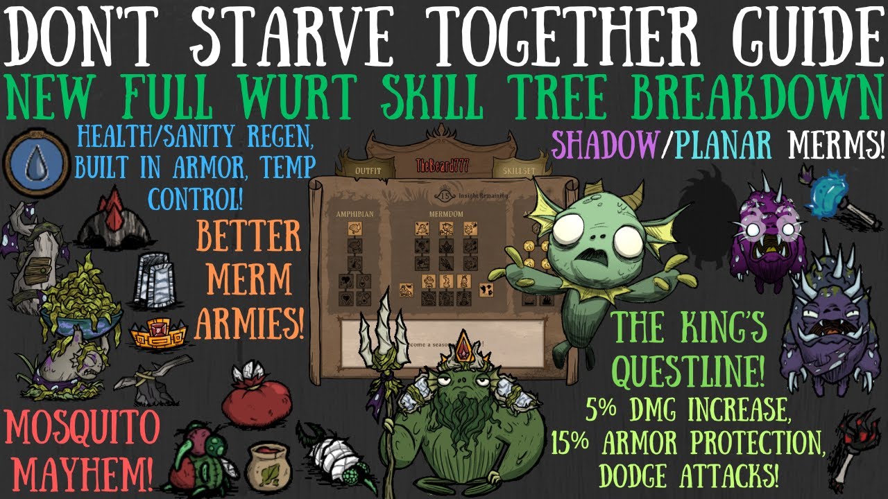 NEW FULL Wurt Skill Tree Breakdown - Staying Afloat Update - Don't ...