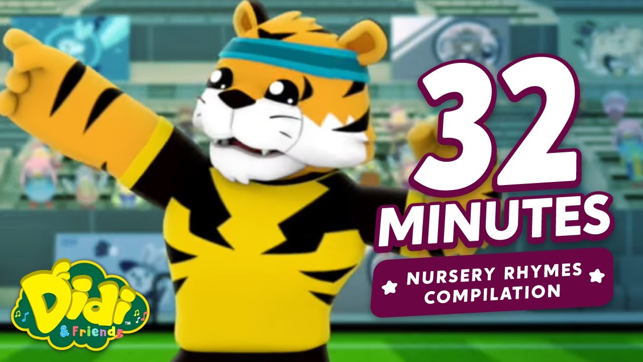The Tigers | Didi & Friends Nursery Rhymes and Kids Song Compilation ...