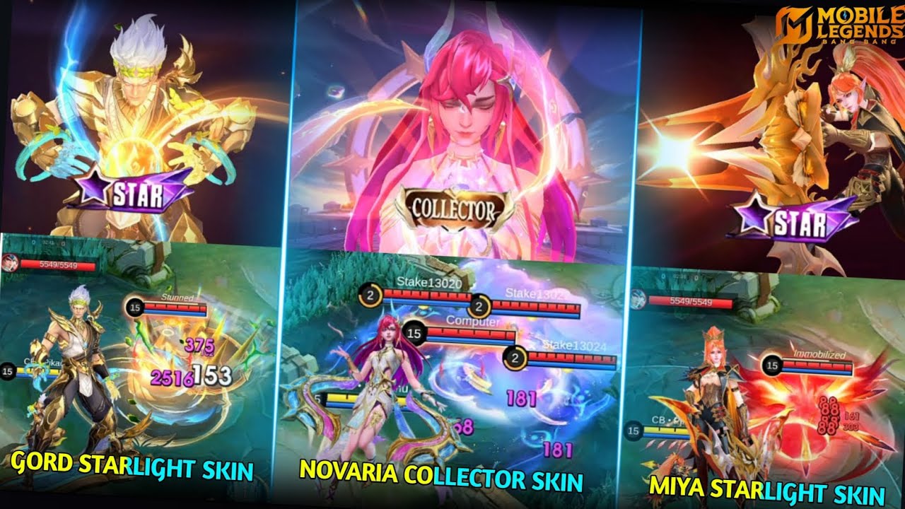 NOVARIA COLLECTOR SKIN GAMEPLAY | GORD & MIYA STARLIGHT SKIN GAMEPLAY ...