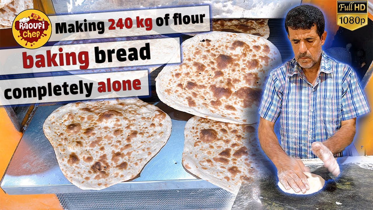 Amazing..! Do all the baking steps alone ♧ Tek başına ekmek pişirmek ...