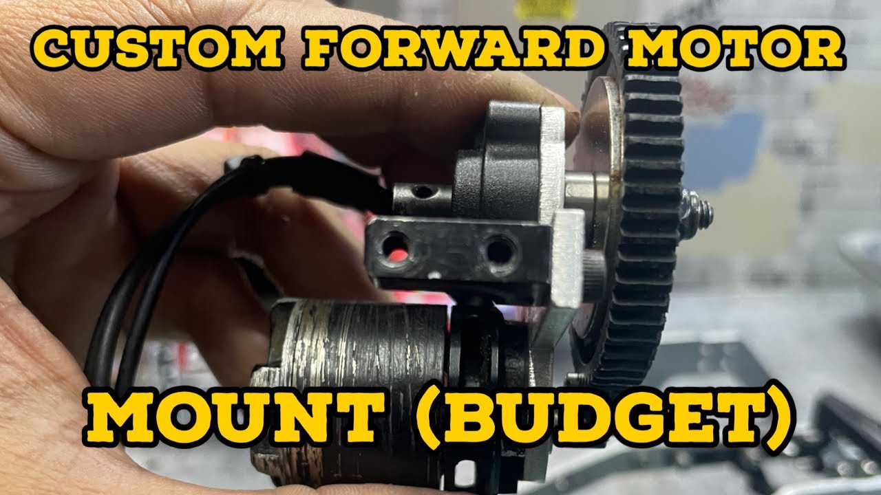 How To : Custom Forward Motor Mount Using Custom Motor Plate & Budget ...