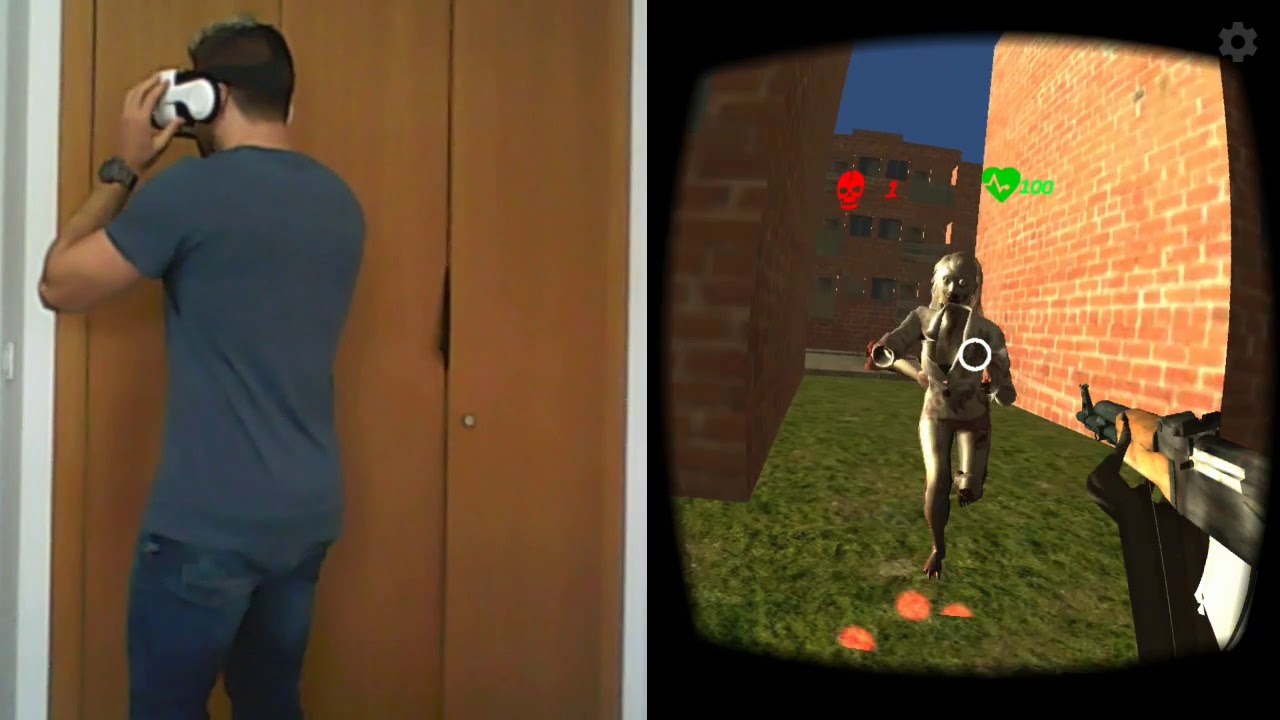 VR Zombie googleVR unity3D asset store cardboard buddies tutorial - YouTube