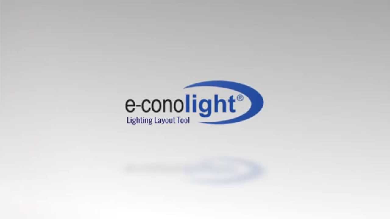 E-conolight Lighting Layout Tool Intro Variation - YouTube