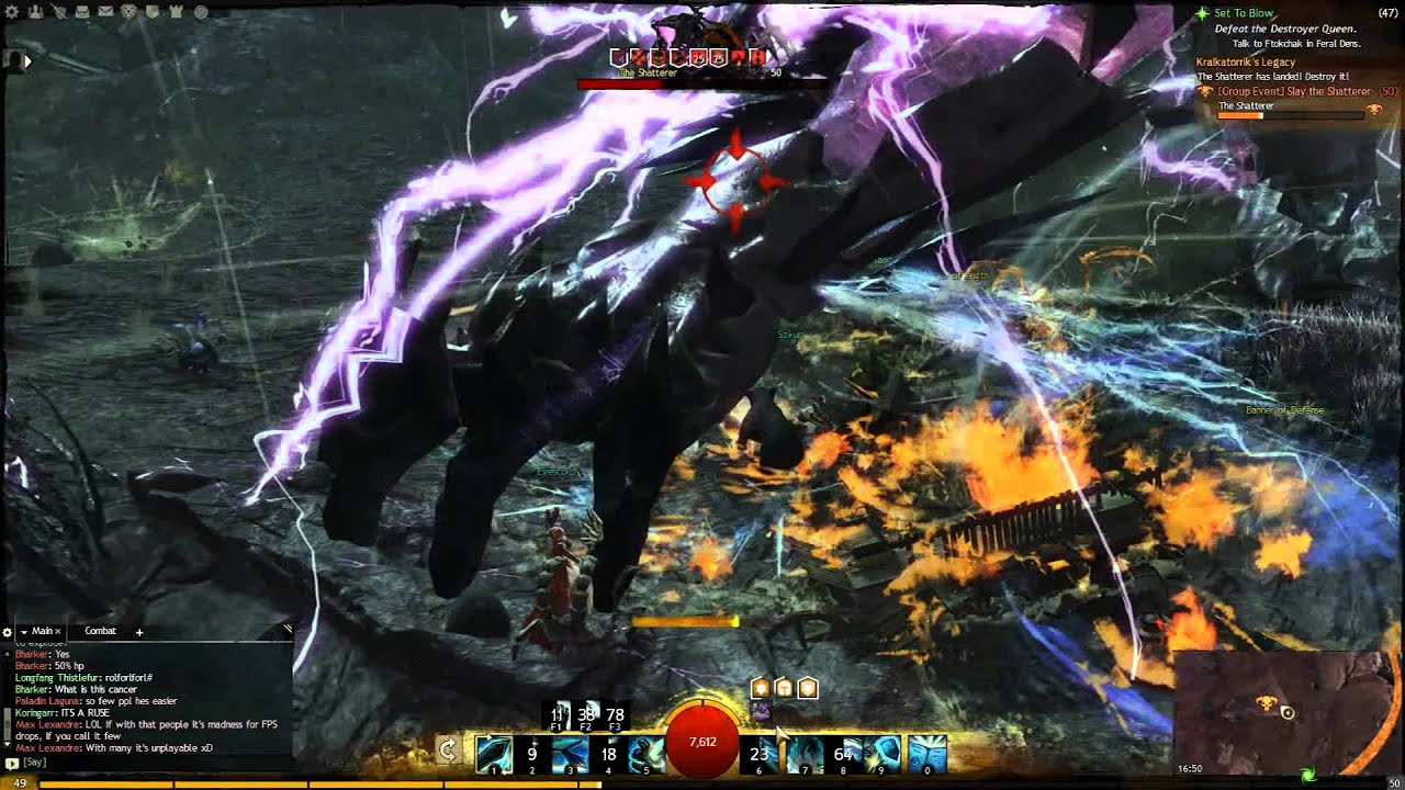 Guild Wars 2 - Kralkatorrik Dynamic Event - The Shatterer - YouTube