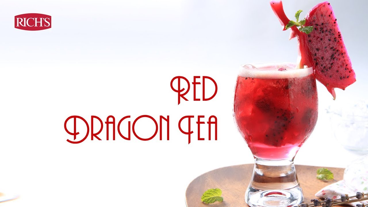 Rich's hướng dẫn pha chế Trà Thanh Long Đỏ (Red Dragon Tea) - YouTube