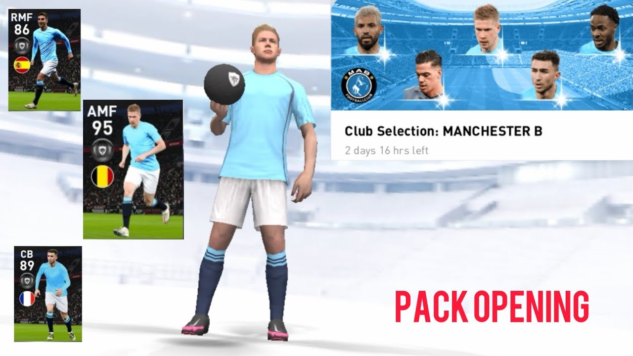 MANCHESTER CITY CLUB SELECTION IN PES 2021 MOBILE - YouTube