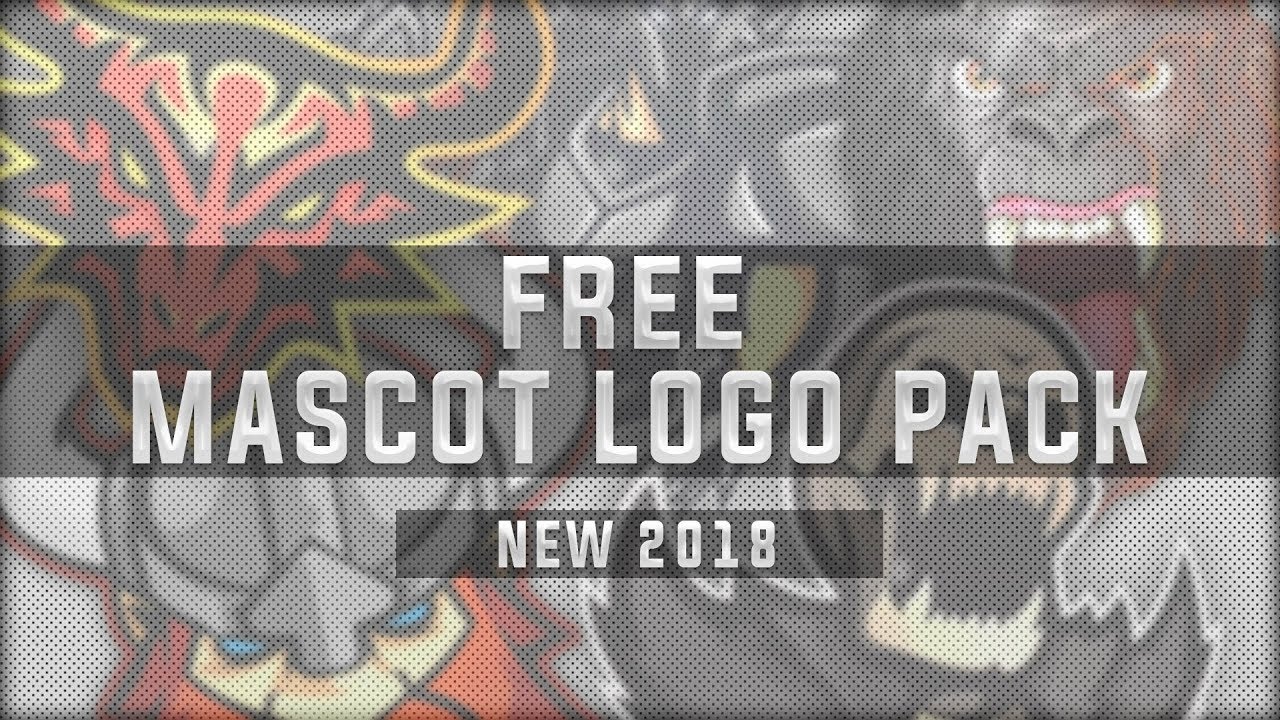 Free Mascot Logo Pack #1 2018 PSD - YouTube
