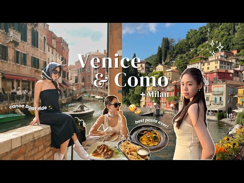 Summer in Italy 🇮🇹 exploring Venice & Lake Como | city of my dreams 🥹