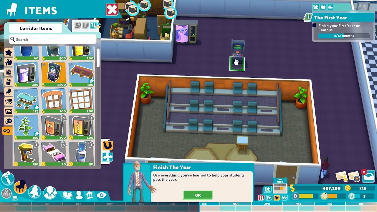 Two Point Campus The First Year Gameplay - YouTube