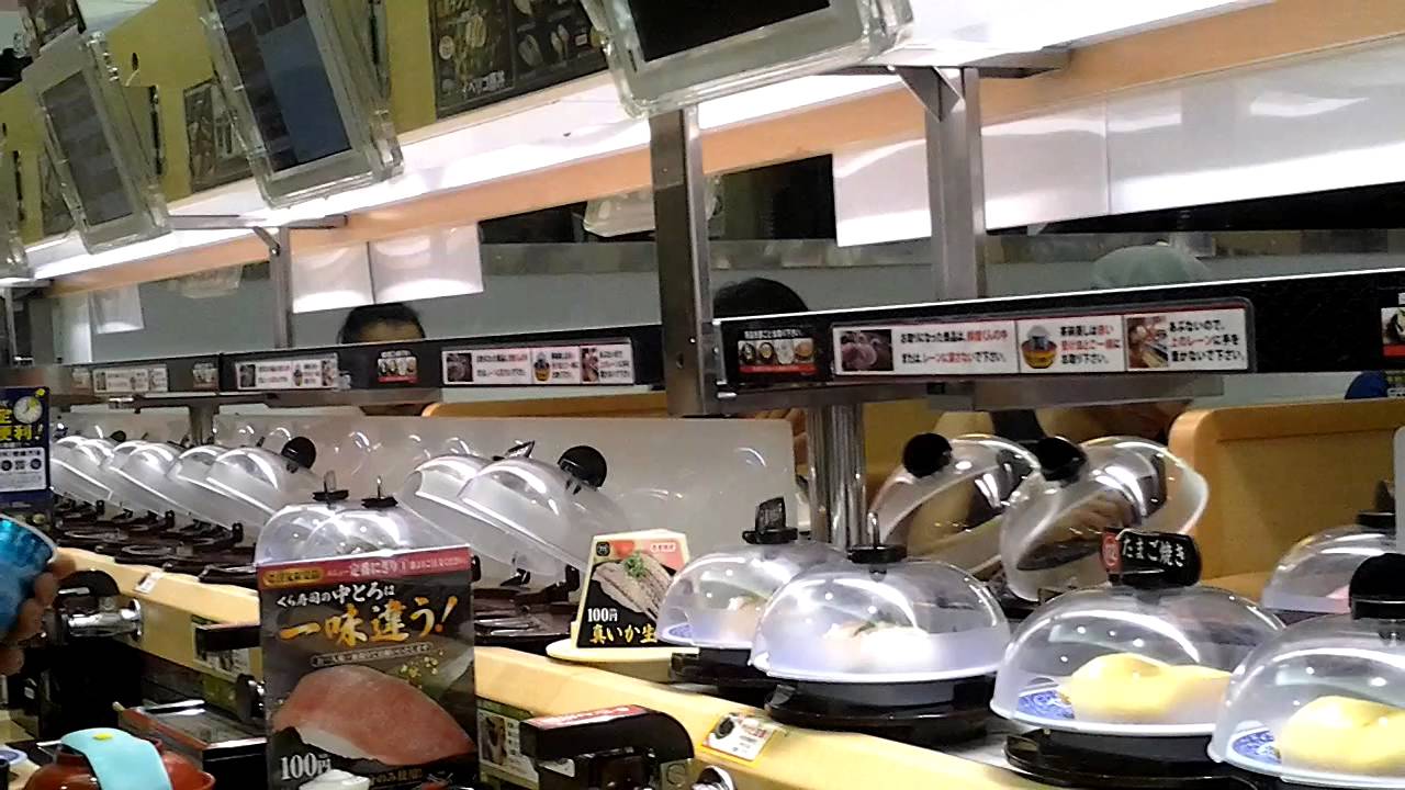 Automated Sushi Restaurant at Matsudo, Japan - YouTube