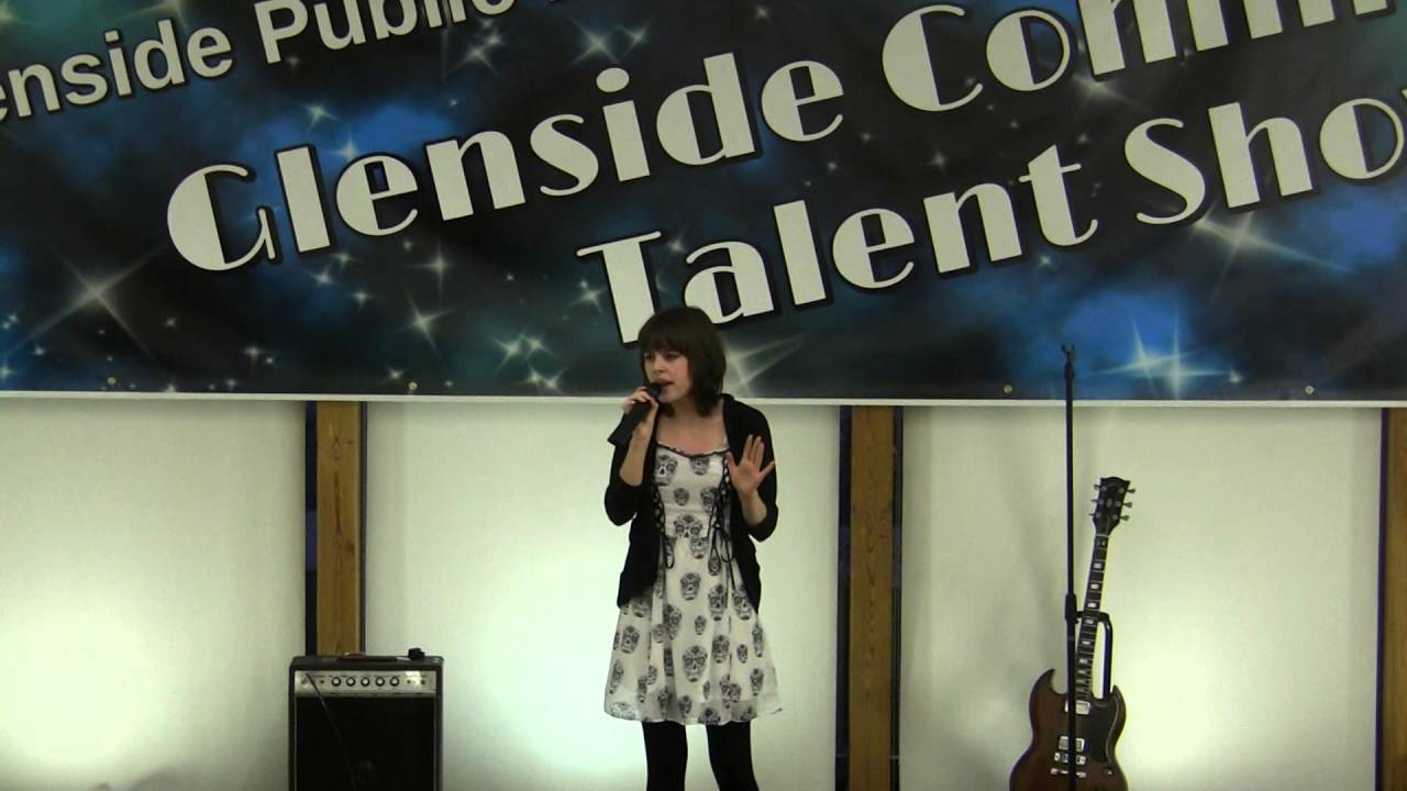 Jenna singing Mad Hatter - Glenside Community Talent Show 2016 - YouTube