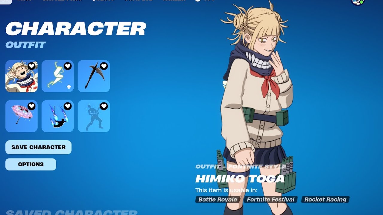 himiko toga gameplay Fortnite may 12th 2024 - YouTube