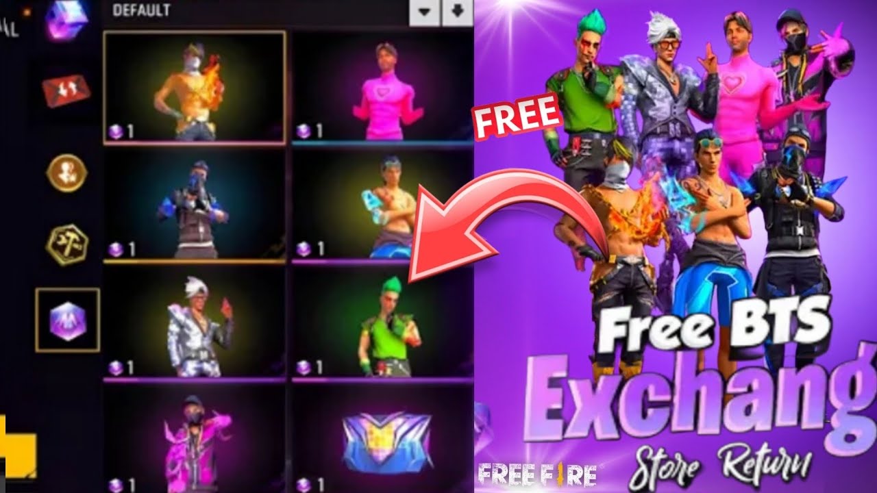 BTS BUNDLE RETURN വന്നു🔥🤩എല്ലാവർക്കും FREE ️Impossible 🎯 + 24kGoldn - Mood ️ (FREEFIRE ...