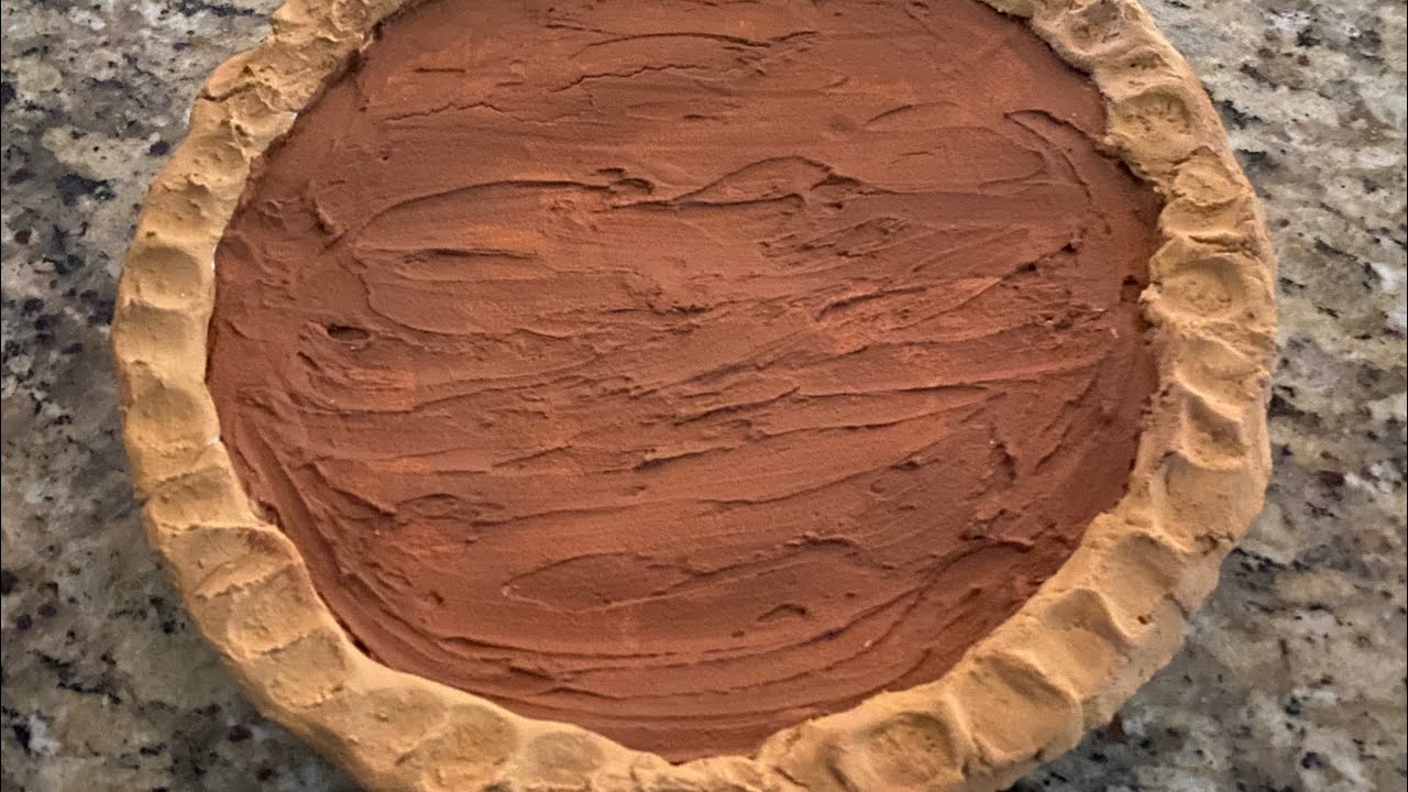 Fall faux food series | Pumpkin pies - YouTube