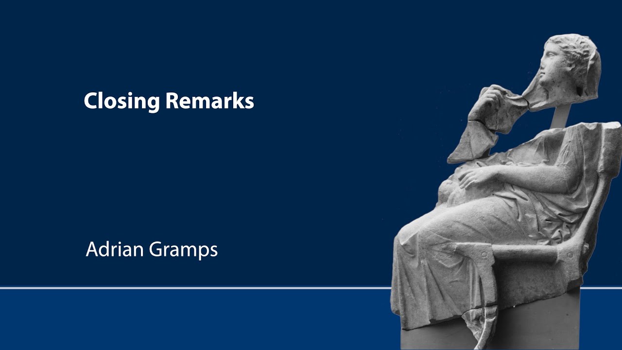 Affect Intensity Antiquity conference, closing remarks by Adrian Gramps ...