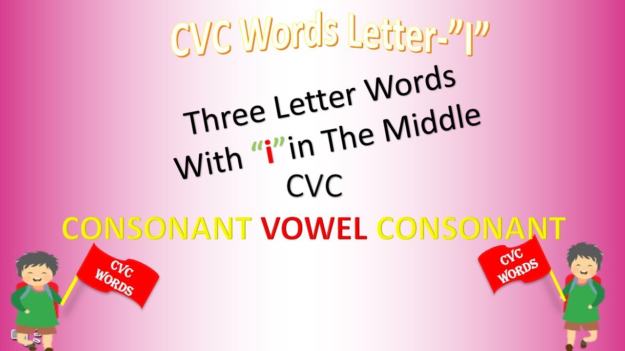Three Letter Words With I In The Middle CVC Words Letter I Consonant three-letter-words-with-i-in-the-middle-cvc-words-letter-i-consonant