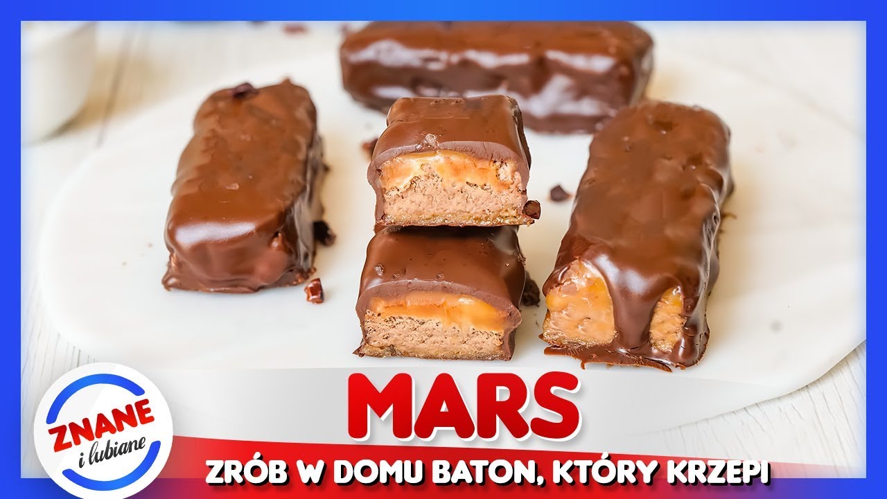 DOMOWY BATON MARS - prosty przepis SUPER SMAK *znane słodycze - YouTube