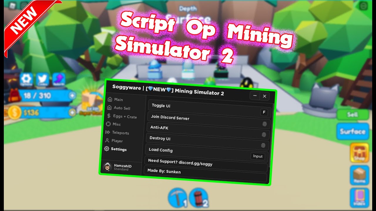 Mining Simulator 2 Script Op AutoFram | AutoOpenEgg | Autorebirts ...