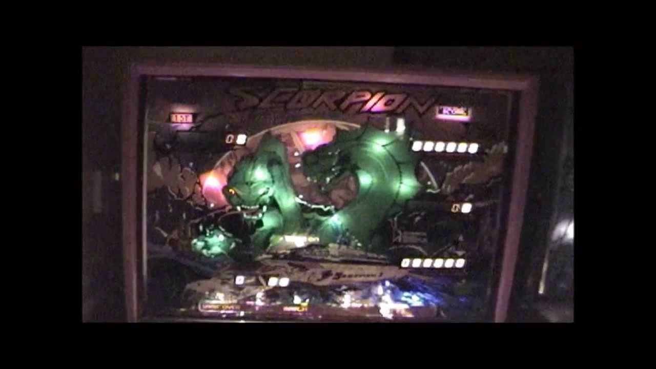 Williams' Scorpion Pinball Machine - YouTube