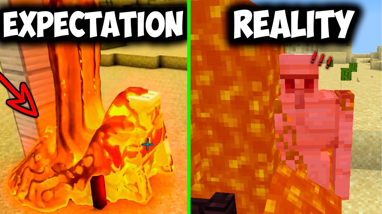 Realistic Minecraft | Expectation VS Reality #11 - YouTube