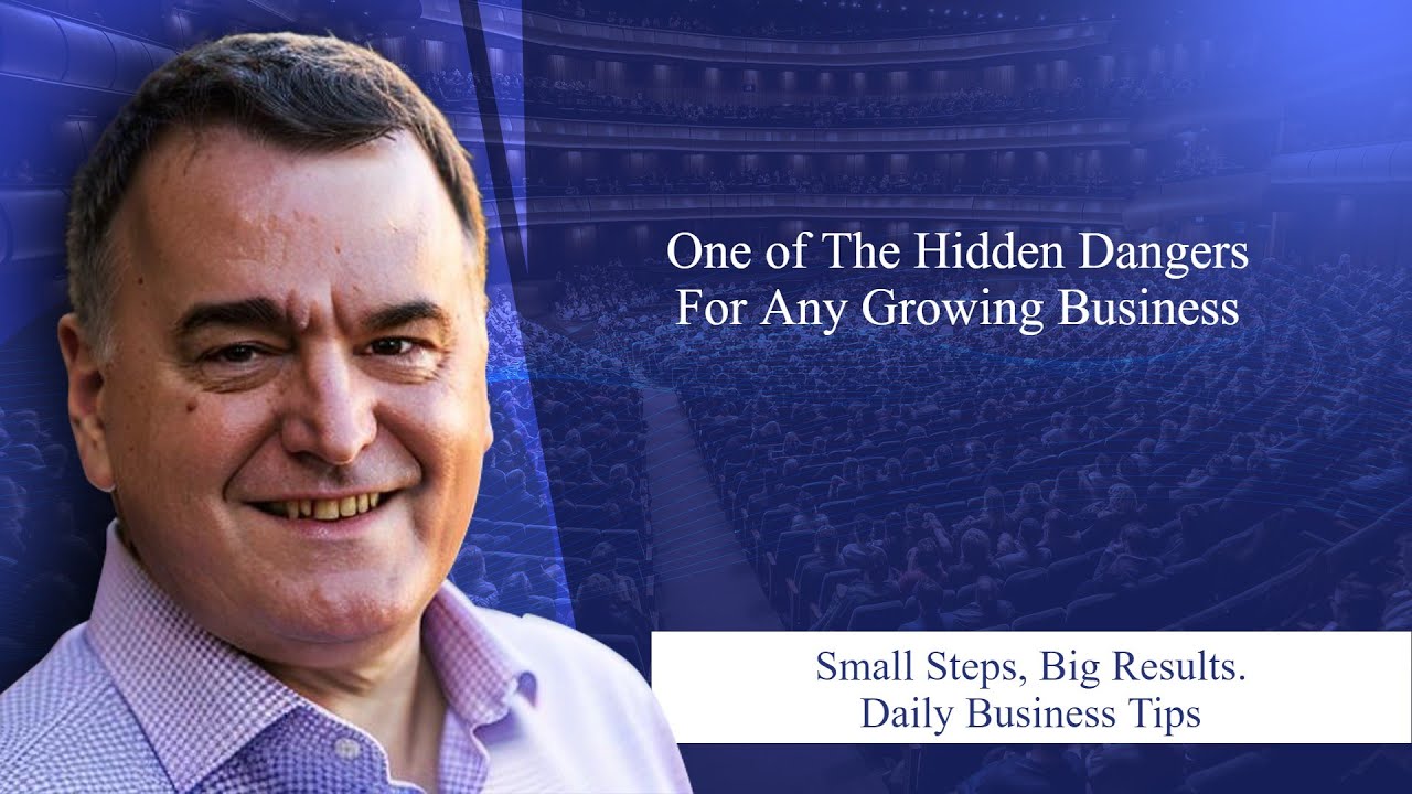The Hidden Danger For Any Growing Business - YouTube