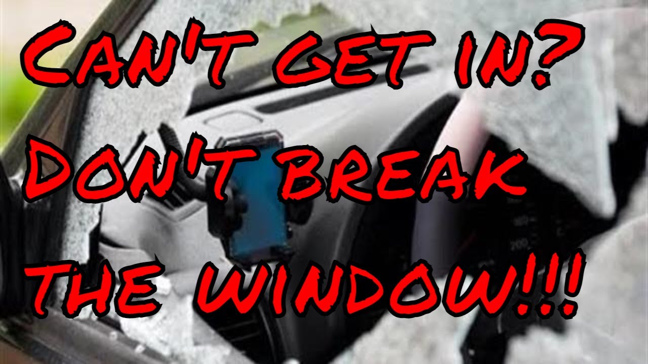 Don't break your window! How to get into your car when battery is dead ...