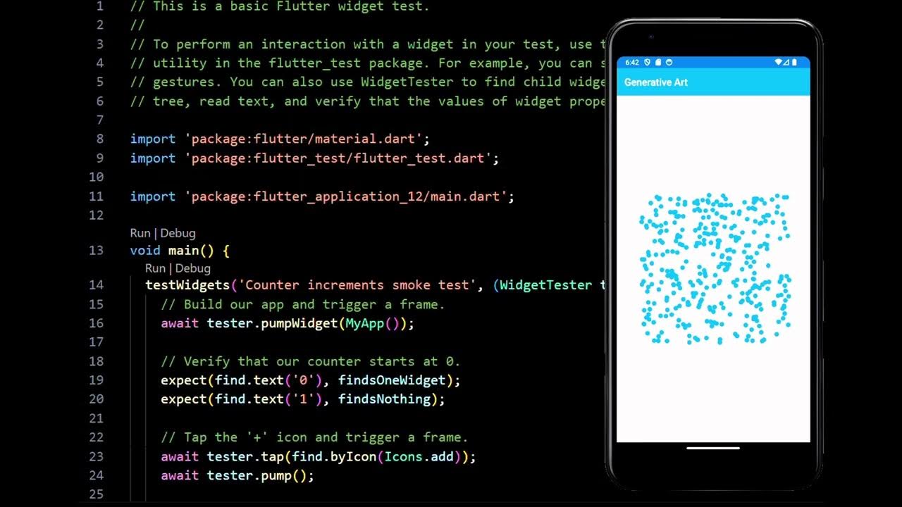 flutter GENERATIVE ART 5 - YouTube