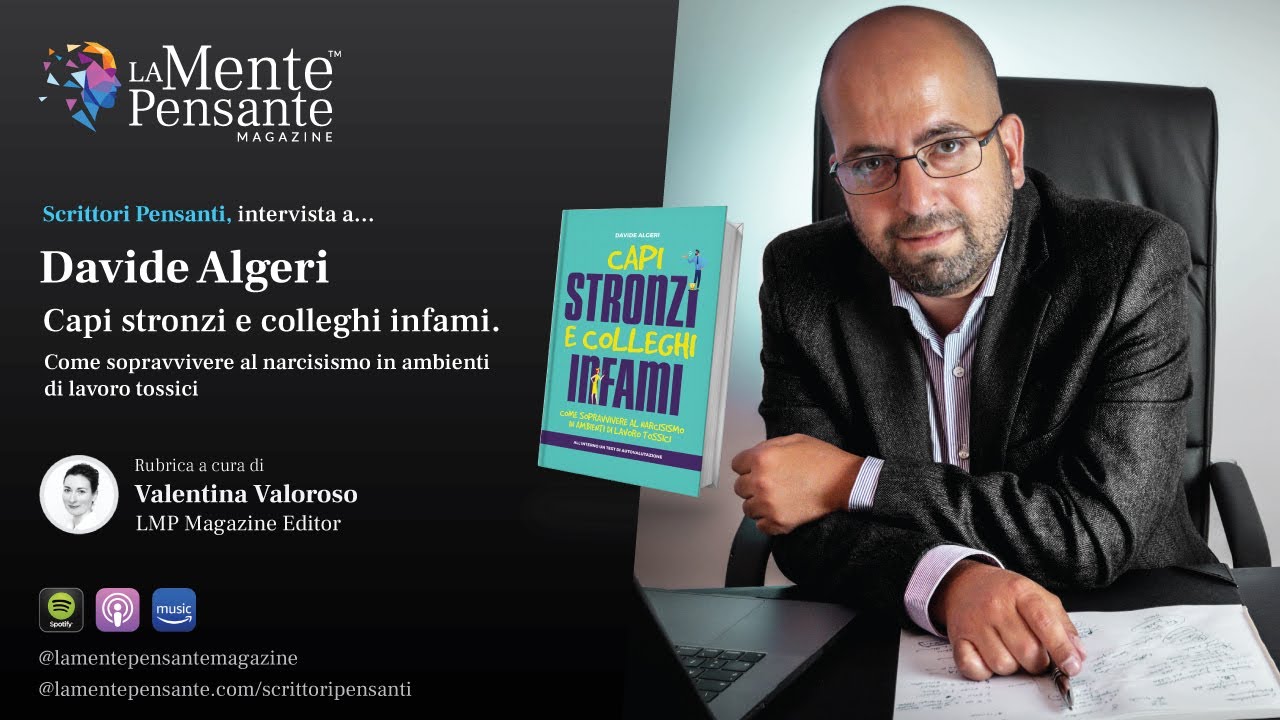 Davide Algeri, intervista all'autore de "Capi stronzi e colleghi infami" Rubrica Scrittori ...