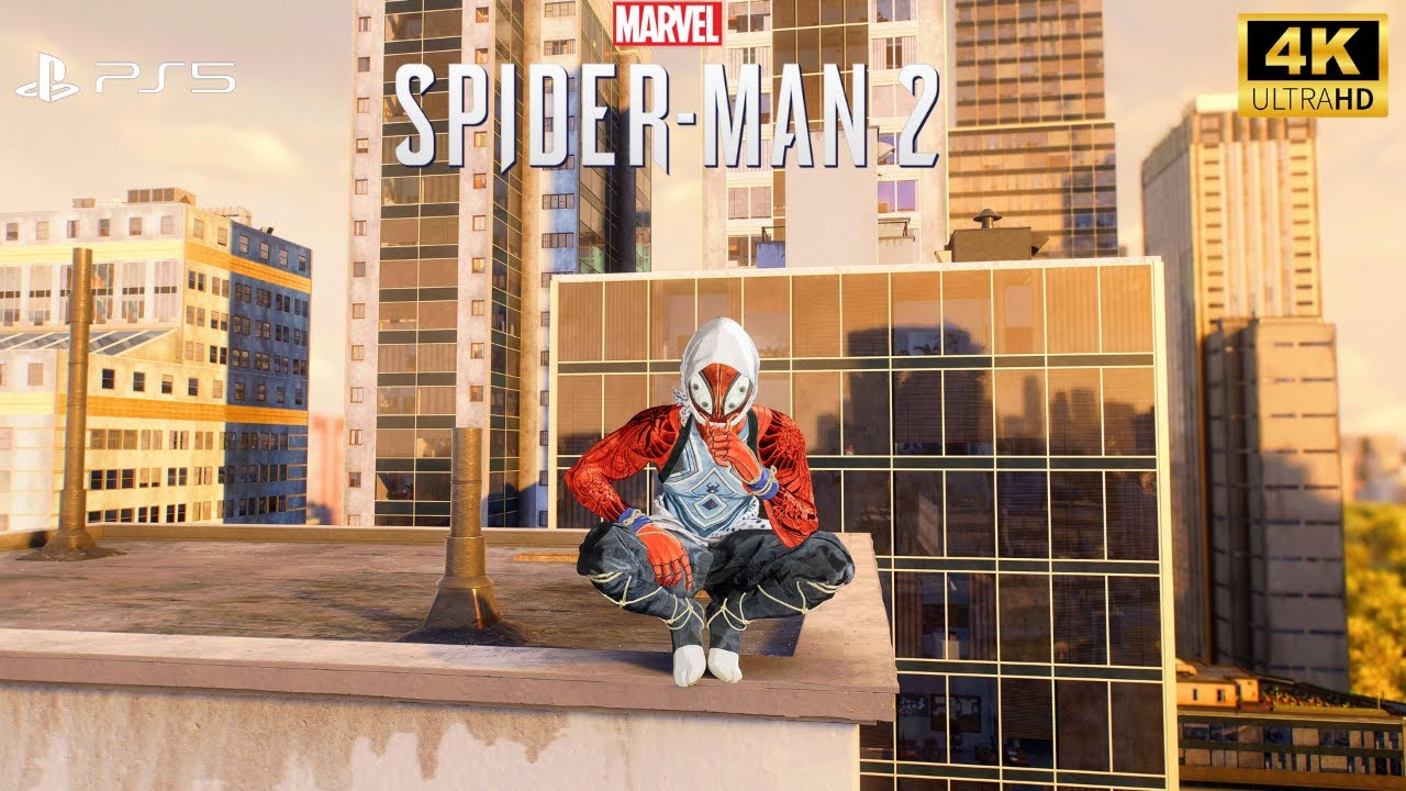 Marvel's Spider-Man 2 4K 60FPS HDR Kumo Suit Gameplay (Free Roam) (PS5 ...