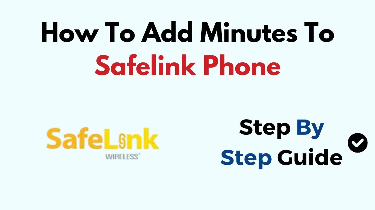 How To Add Minutes To Safelink Phone - YouTube